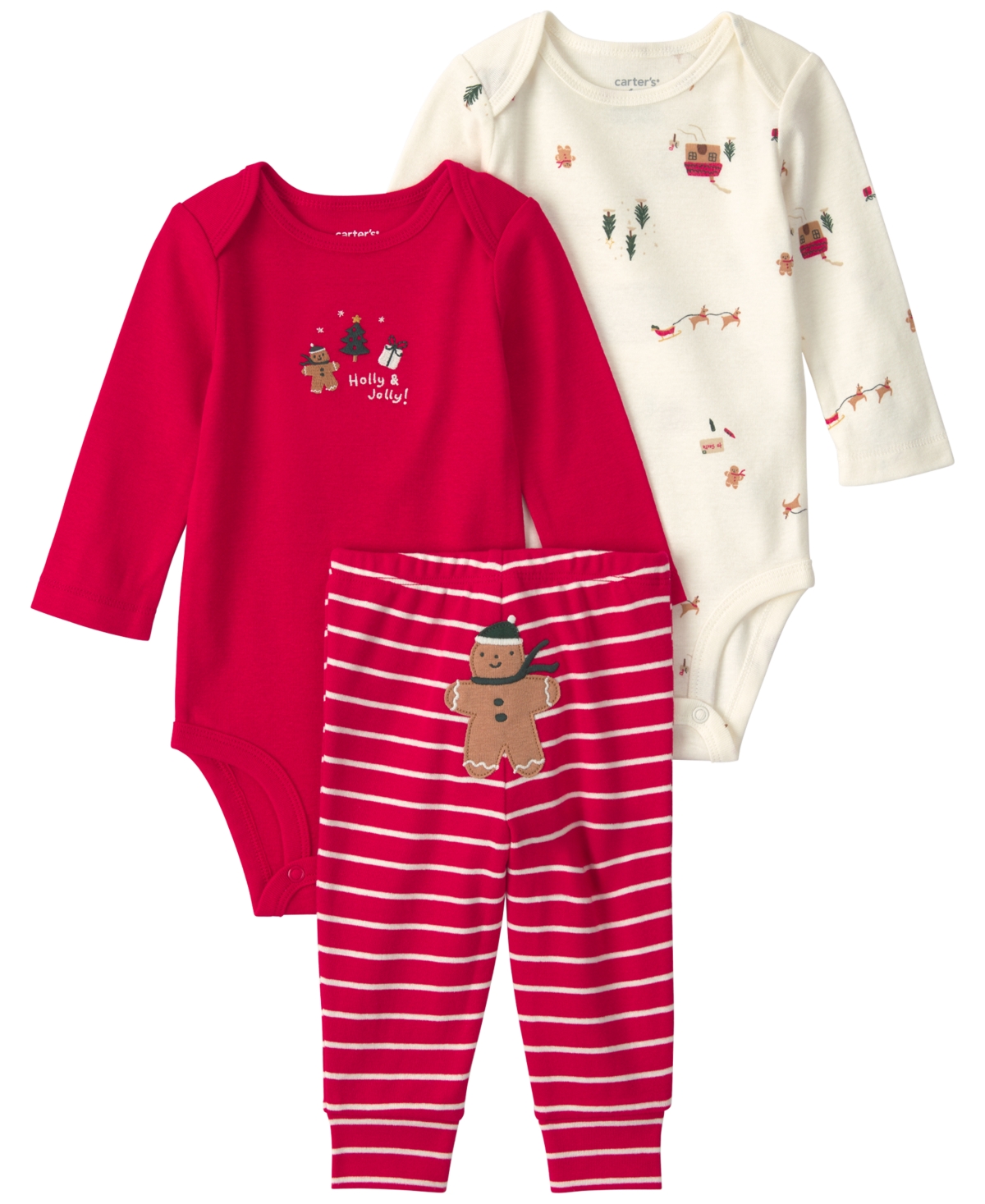 Click here for Carters Baby Boys Gingerbread Long-Sleeve Bodysuit... prices