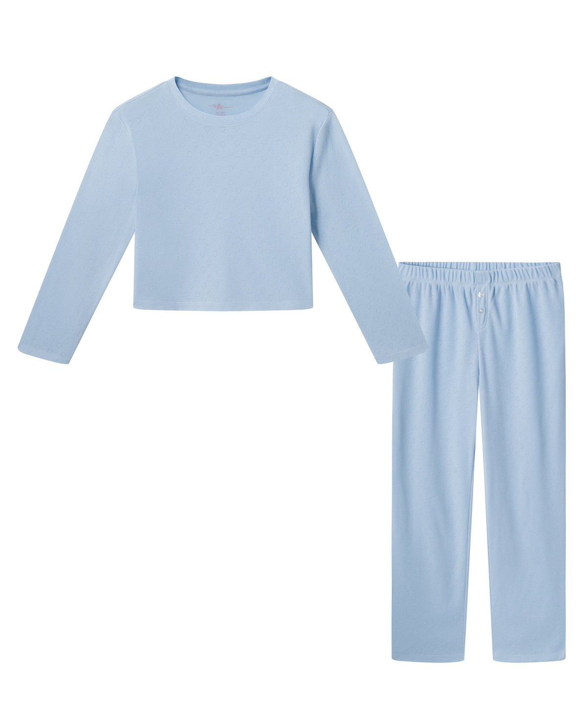 Click here for Andy & Evan Girls 5-16 Pointelle Heart Pajama  2-P... prices