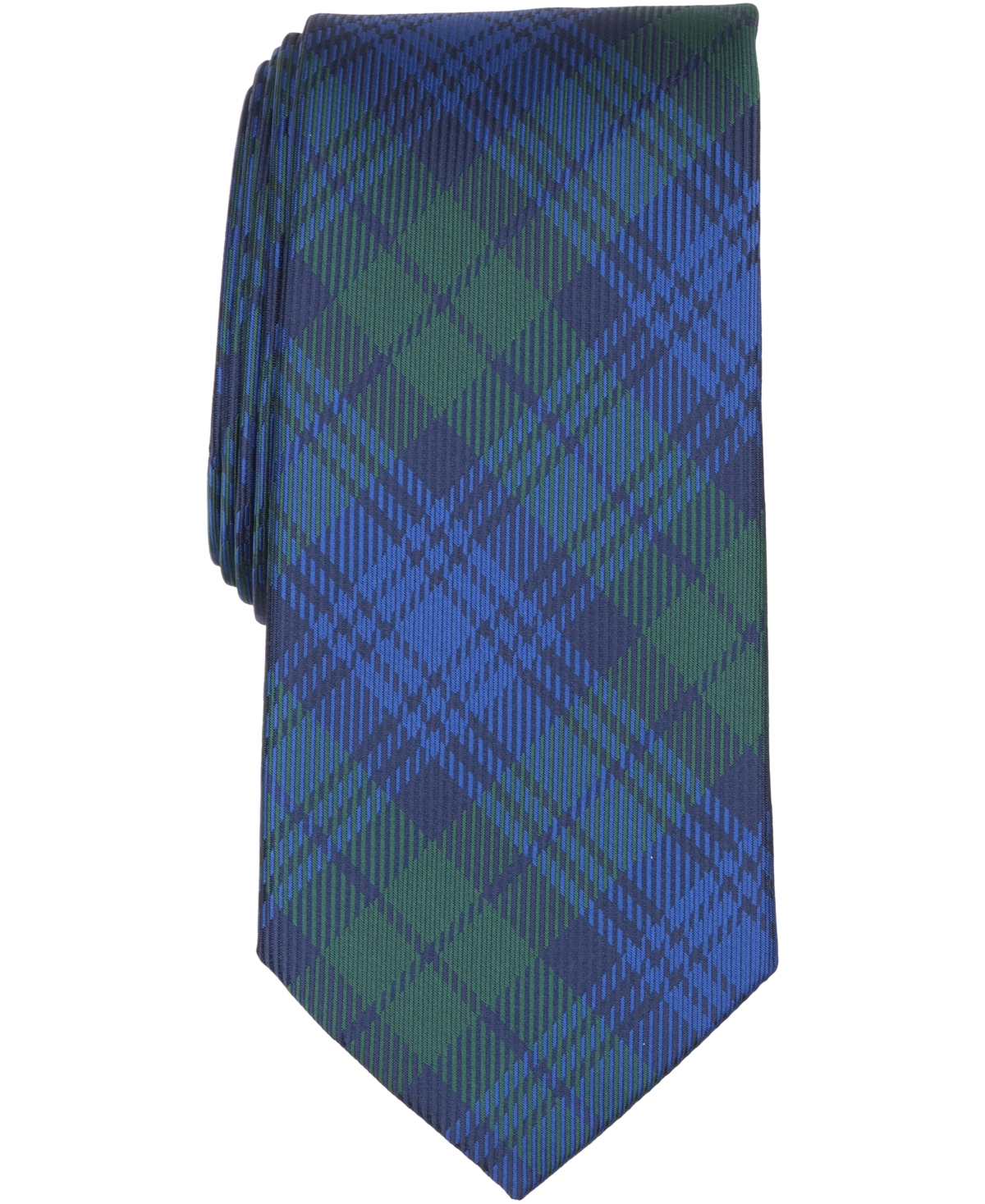 Click here for Club Room Mens Harrington Plaid Classic Tie - Gree... prices