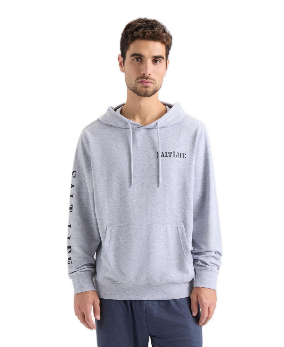 Click here for Salt Life Mens Mahi Tribe Hoodie - Athletic heathe... prices