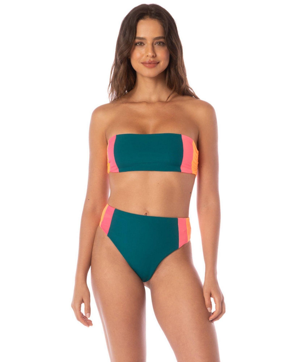 Click here for Maaji Womens Verdant Breeze Nomad Bikini Top - Dar... prices