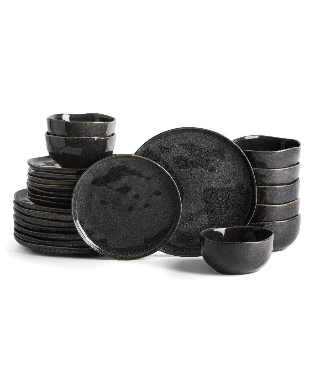 Click here for Stone Lain Mirella 24-Piece Dinnerware Set  Servic... prices