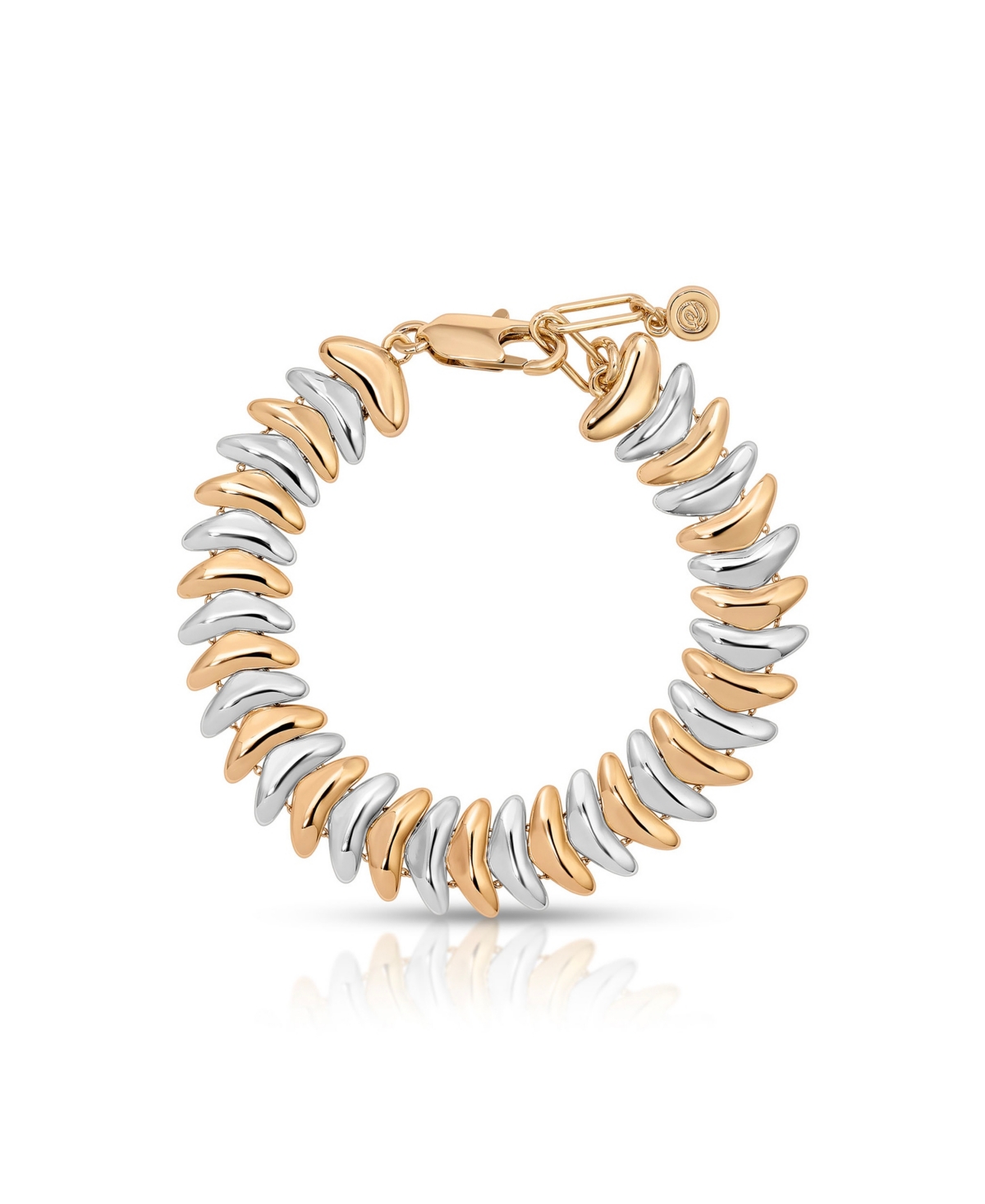 Click here for Ettika Gold-Plated Metal Moderna Bracelet - Silver prices