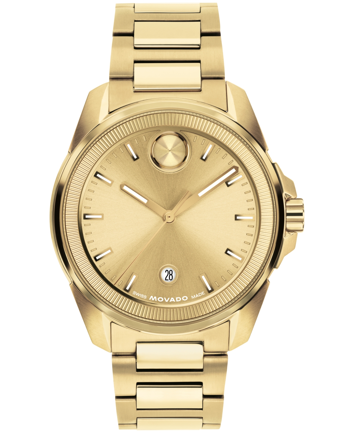 Click here for Movado Mens Bold Verso Gold Stainless Steel Watch... prices