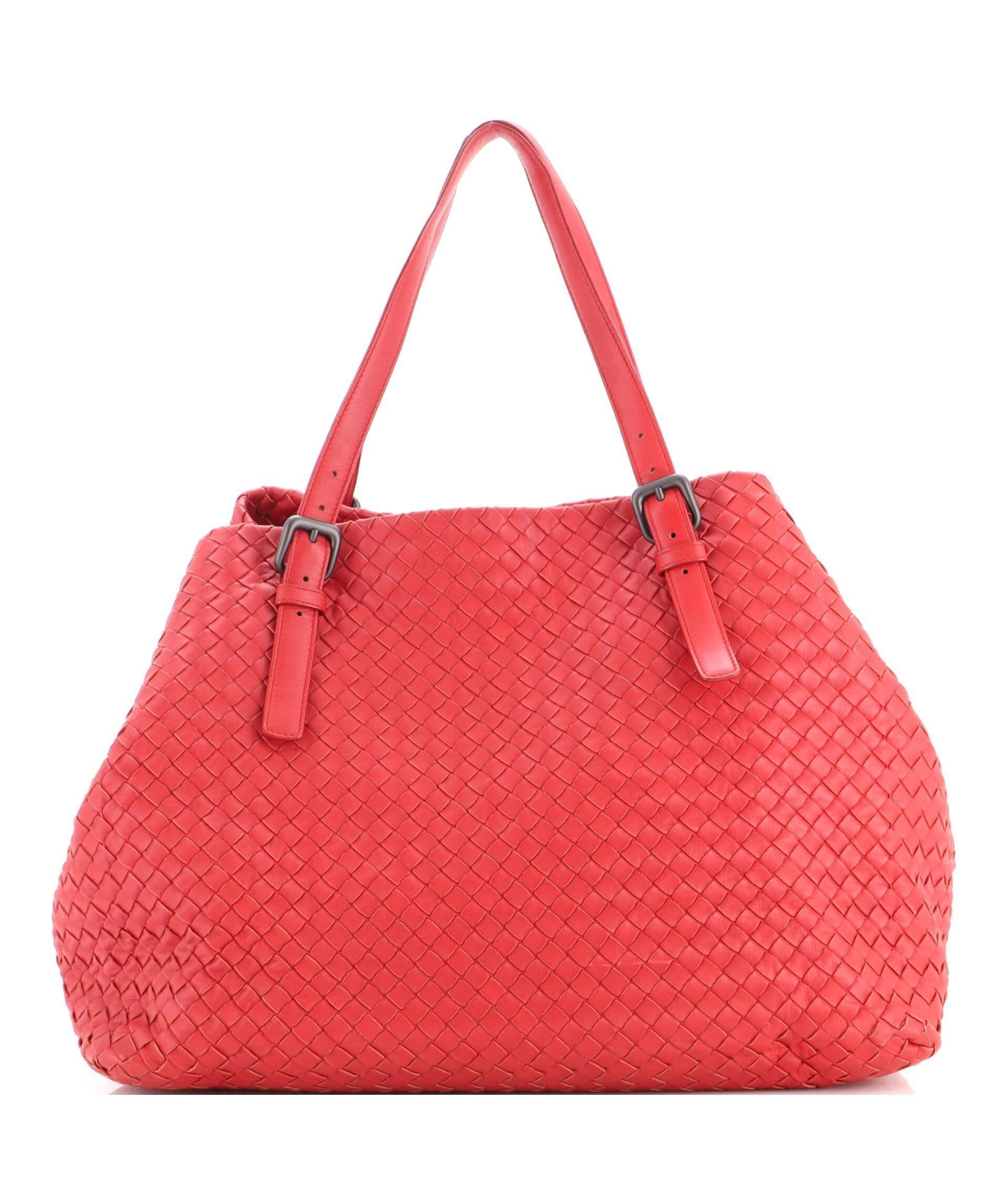 Click here for Pre-Owned Bottega Veneta Large A-Shape Tote Intrec... prices