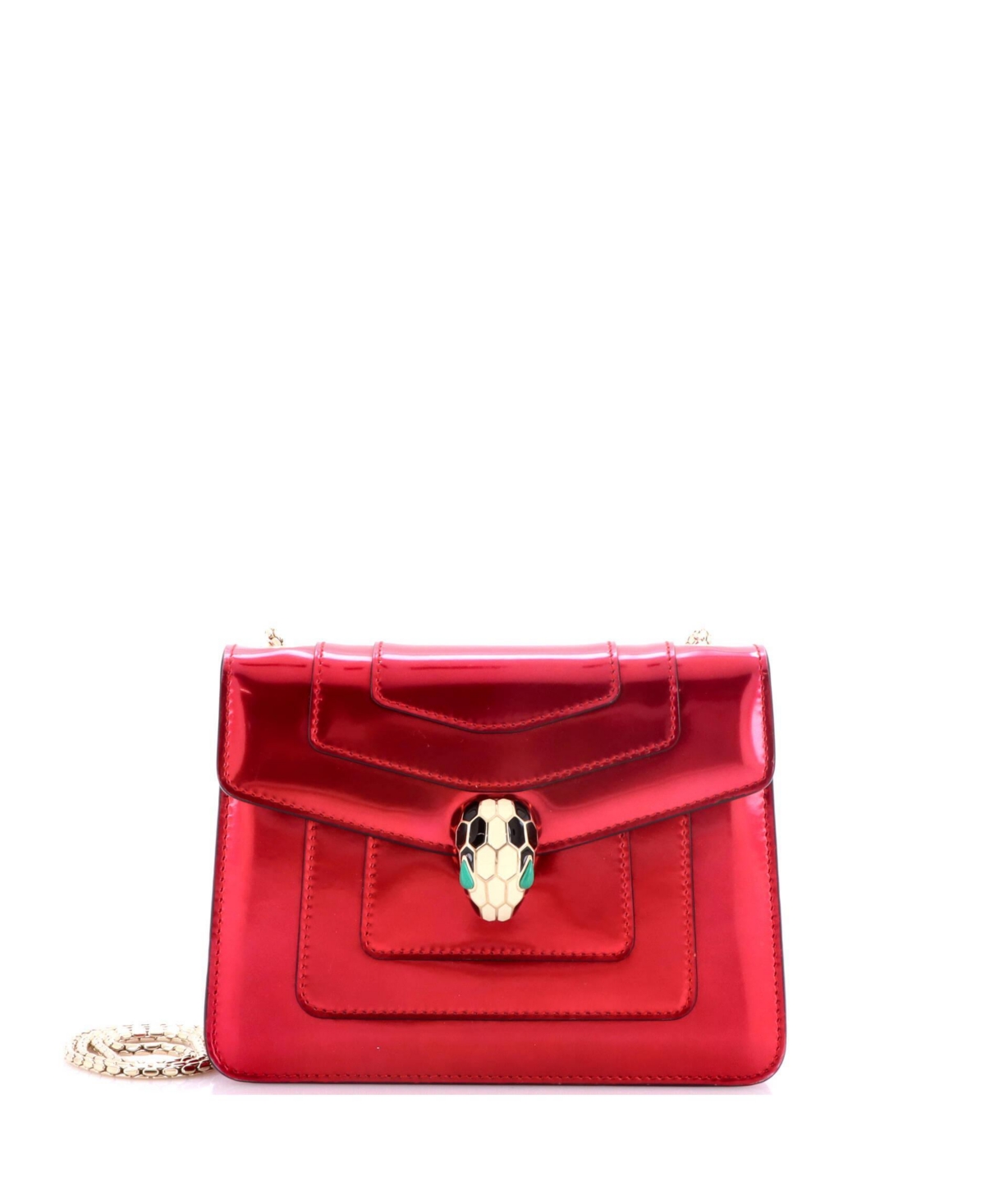 Click here for Pre-Owned Bvlgari Small Serpenti Forever Square Sh... prices