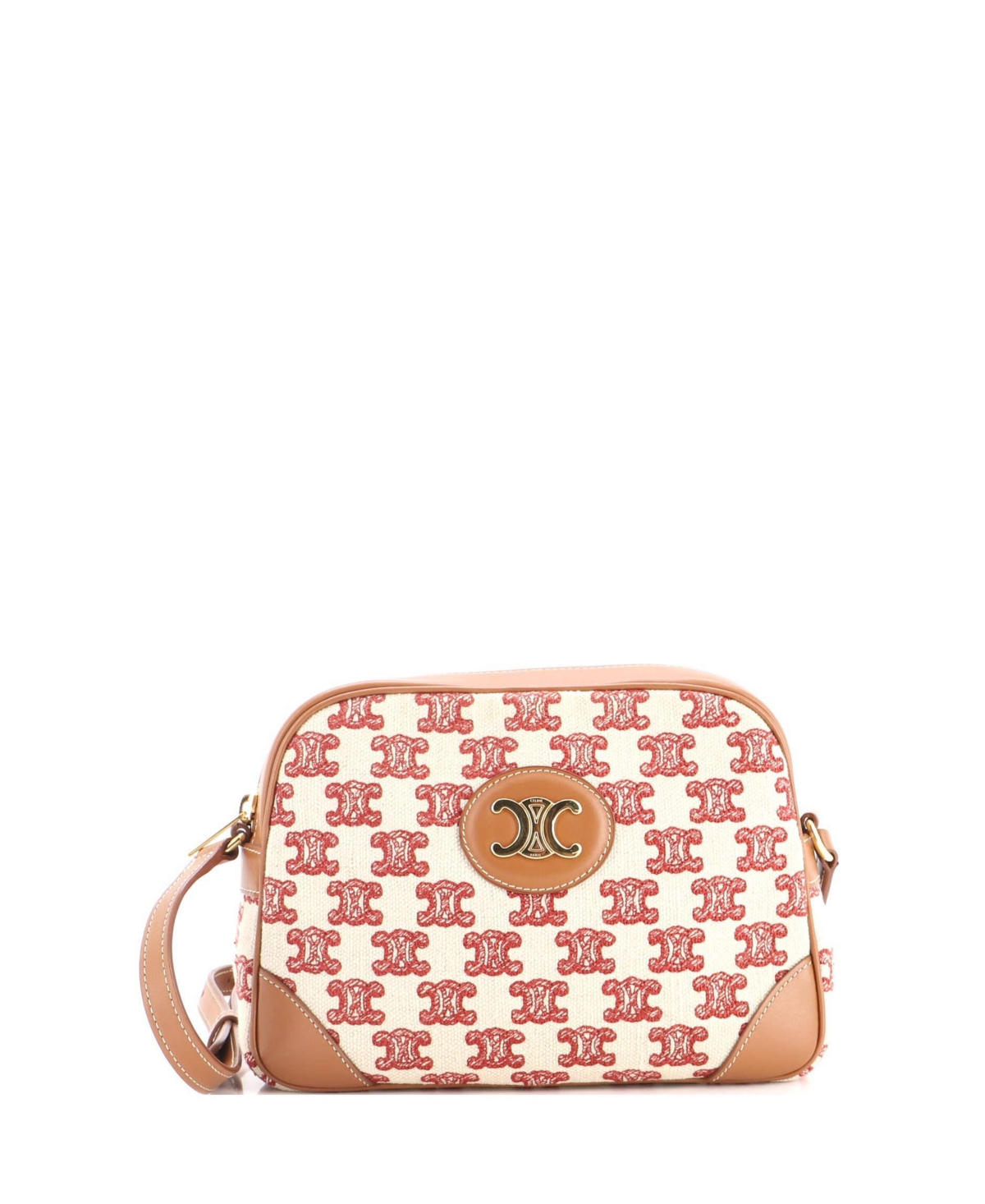Click here for Pre-Owned Celine Small Camera Bag Triomphe Canvas... prices