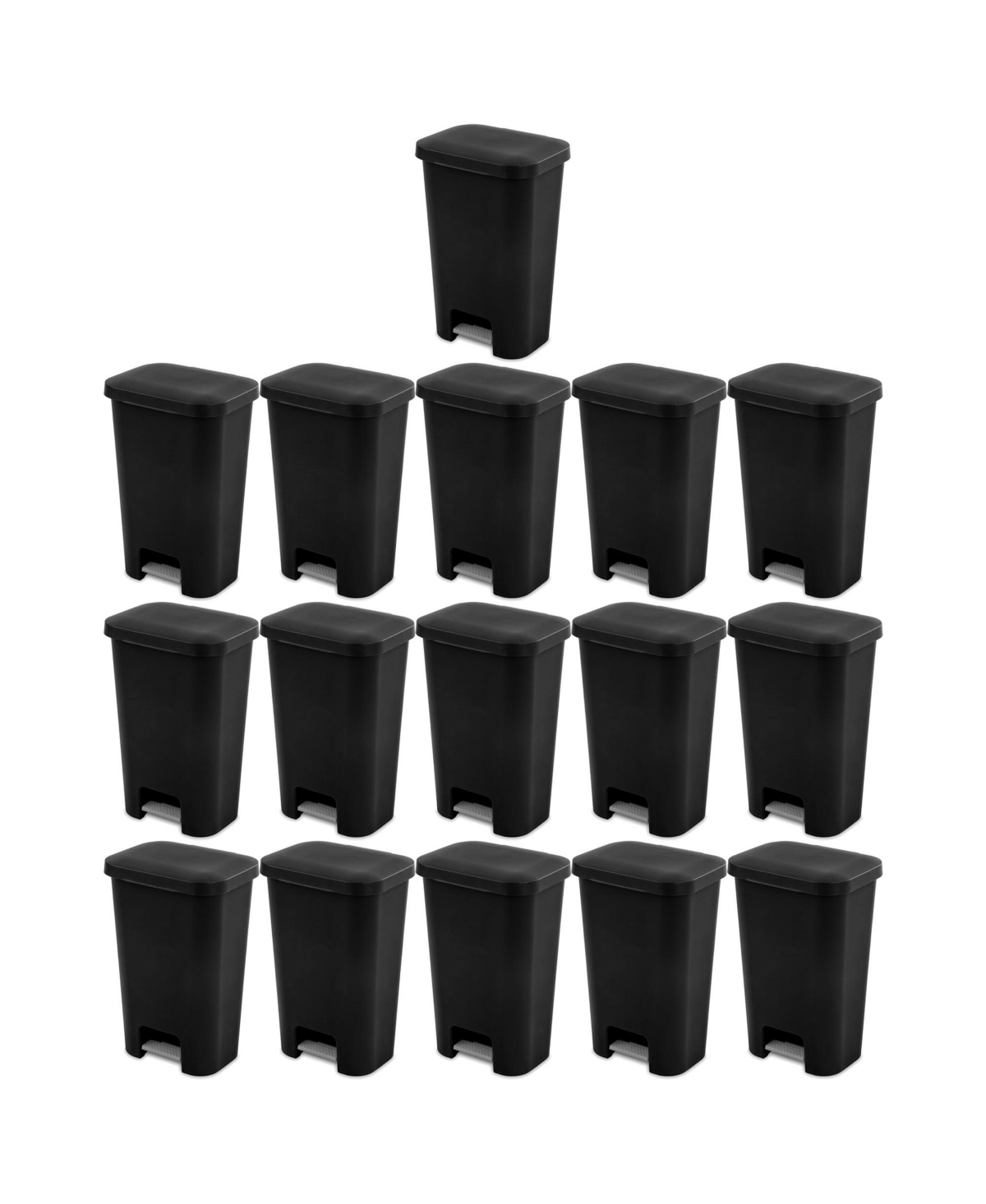 Click here for Sterilite 11.9 Gal Rectangle Step On Trash Kitchen... prices
