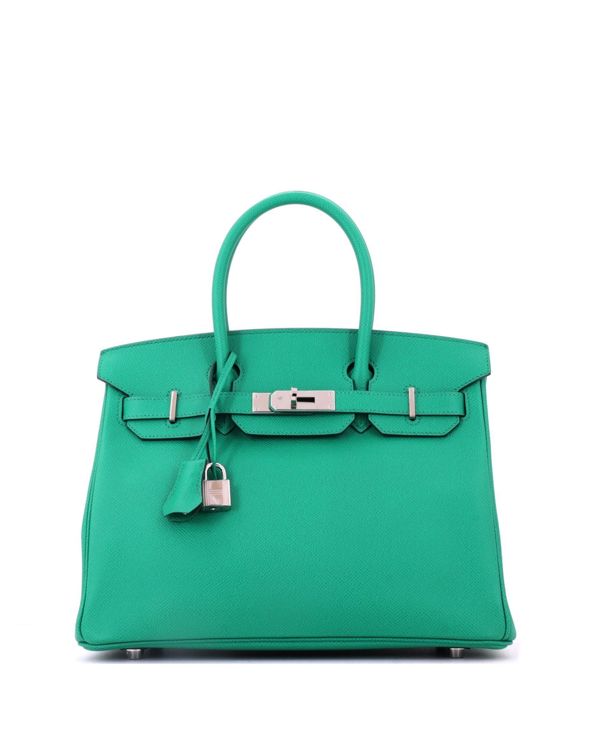 Click here for Pre-Owned Hermes Birkin 30 Handbag Green Epsom wit... prices