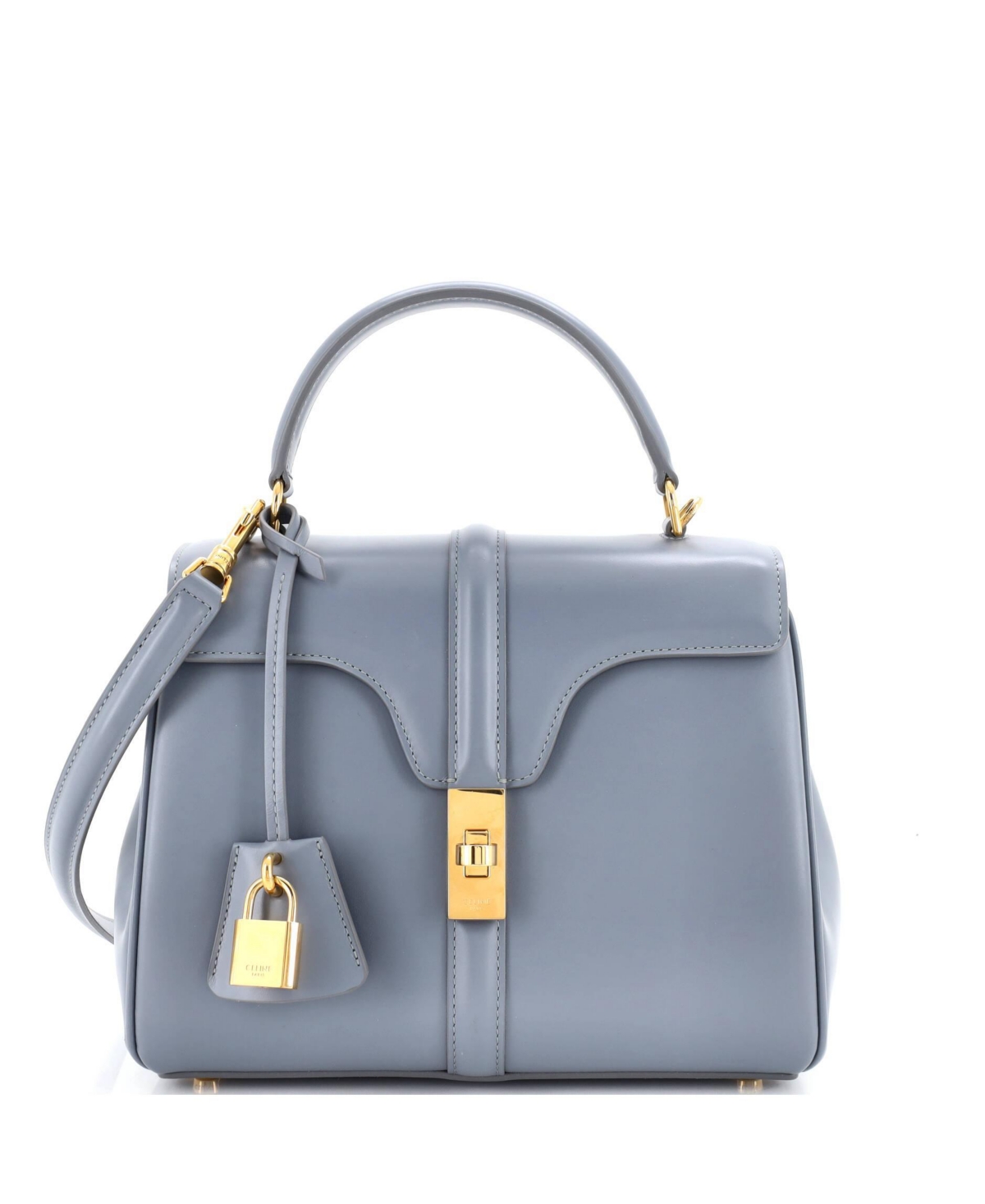 Click here for Pre-Owned Celine Small 16 Top Handle Bag Smooth Ca... prices