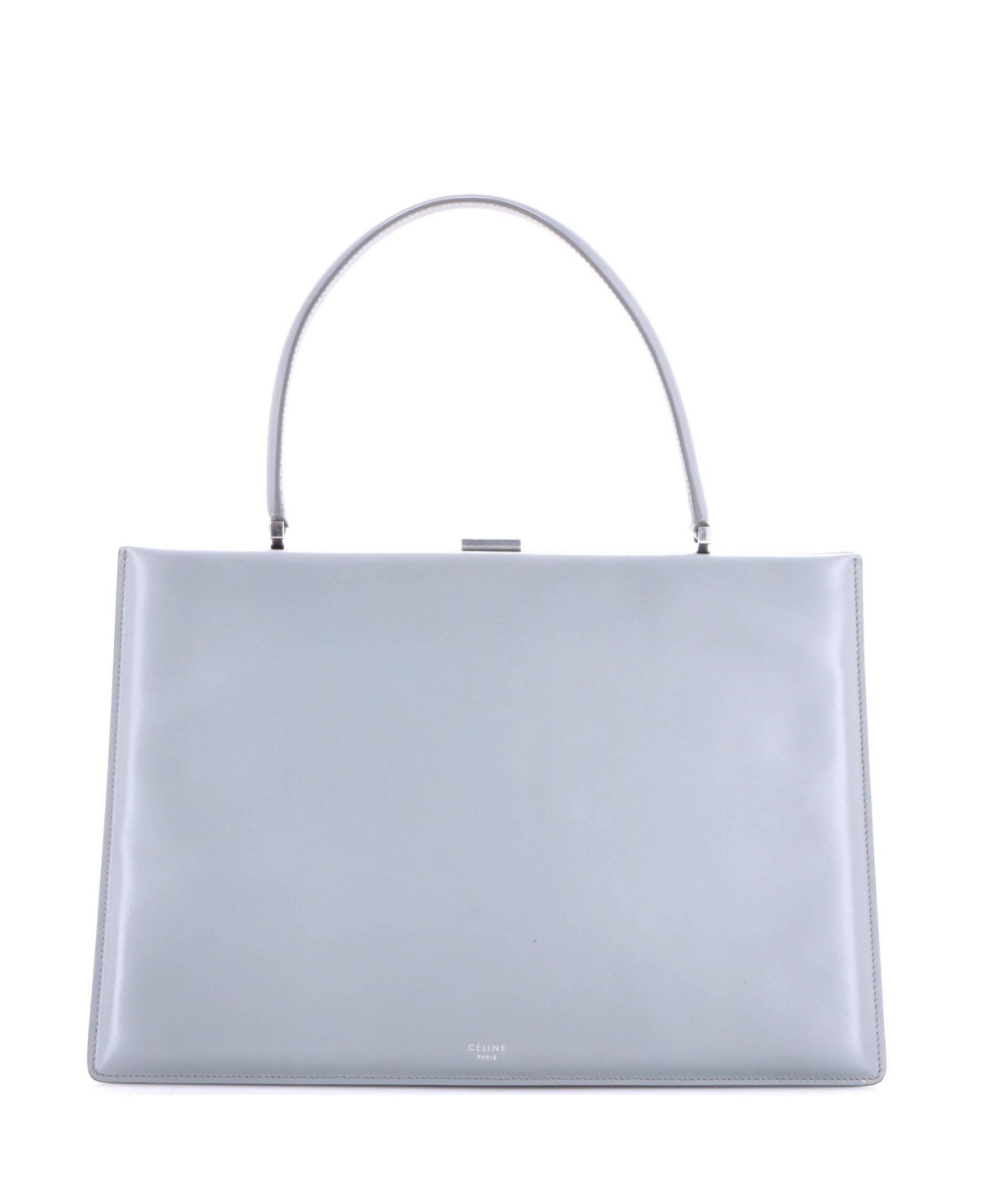 Click here for Pre-Owned Celine Medium Clasp Top Handle Bag Leath... prices