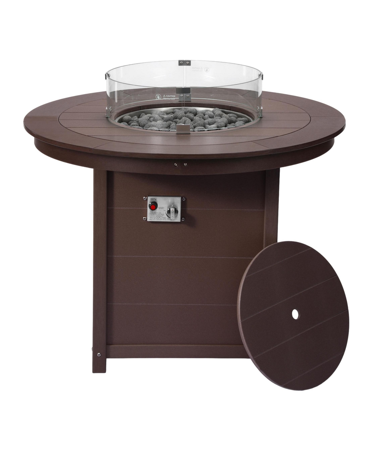 Click here for WestinTrends 47 Modern Outdoor Patio Propane Round... prices