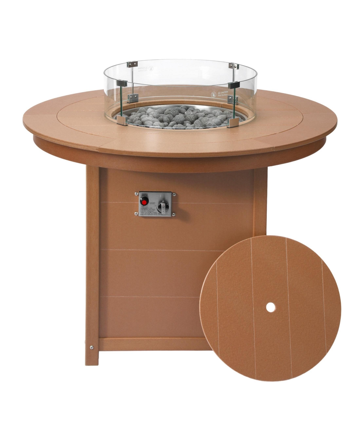 Click here for WestinTrends 47 Modern Outdoor Patio Propane Round... prices