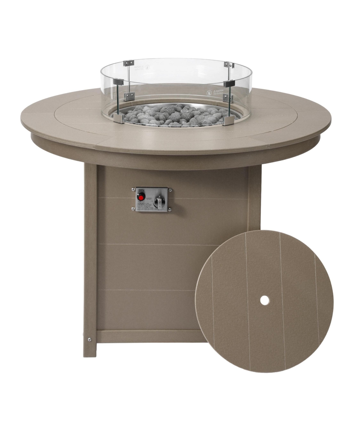 Click here for WestinTrends 47 Modern Outdoor Patio Propane Round... prices