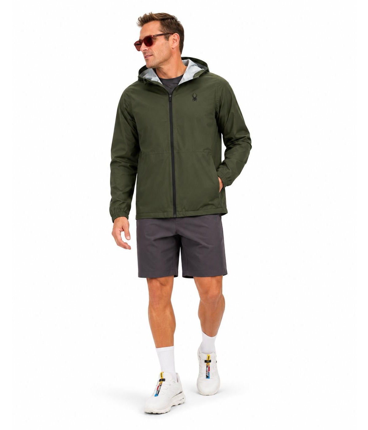 Click here for Spyder Mens Spring Showers Jacket - Olive prices