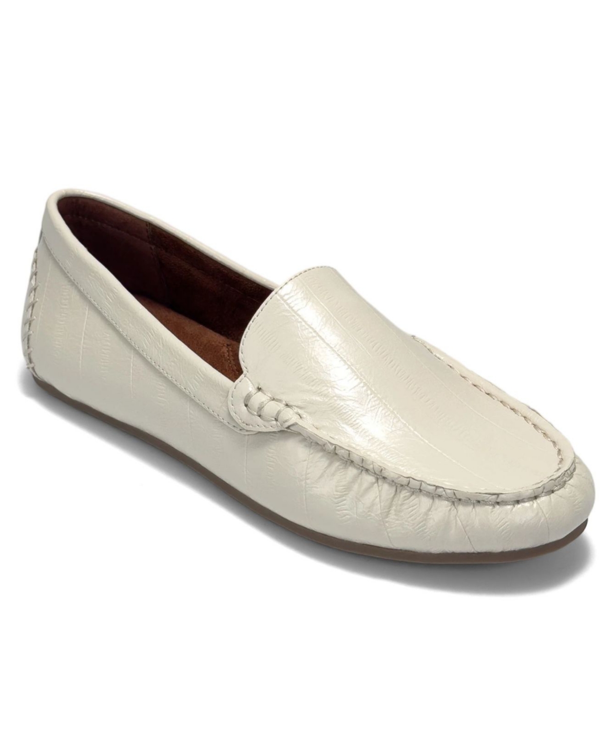 Click here for Aerosoles Womens Over Drive Loafers - Stone Faux E... prices