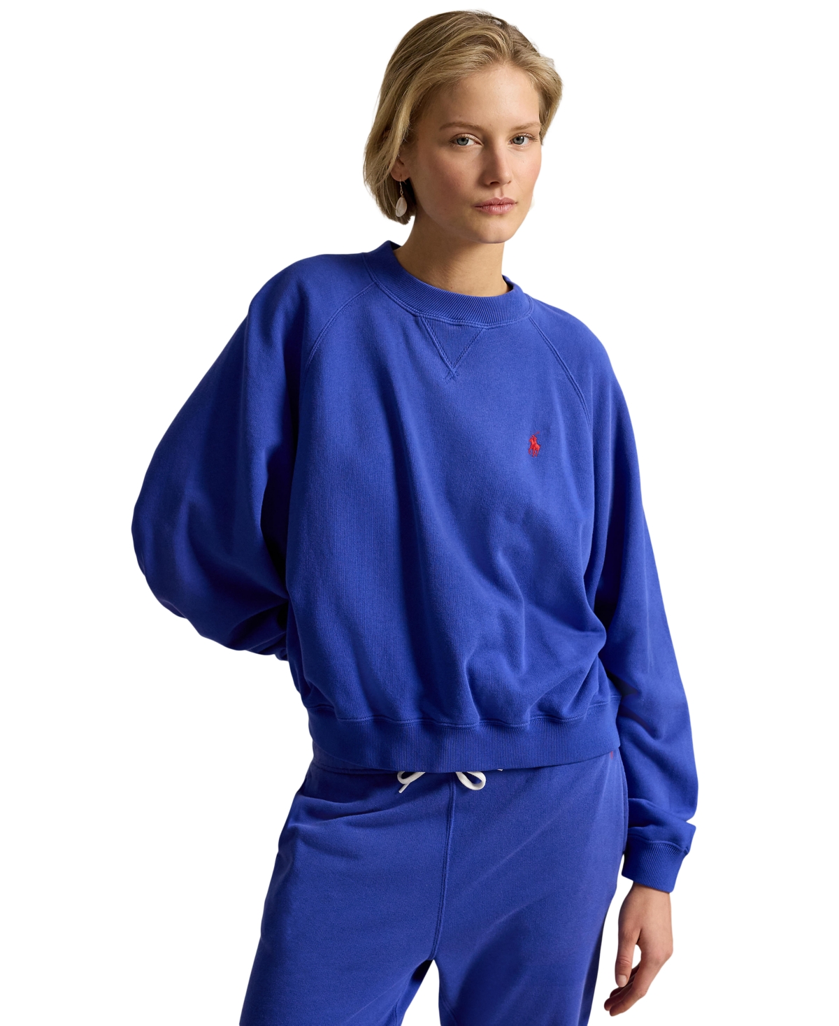 Click here for Polo Ralph Lauren Womens Lightweight Fleece Crew N... prices