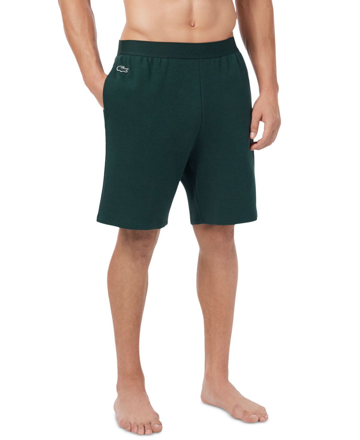 Click here for Lacoste Mens Thermal Pajama Shorts - Sinople prices
