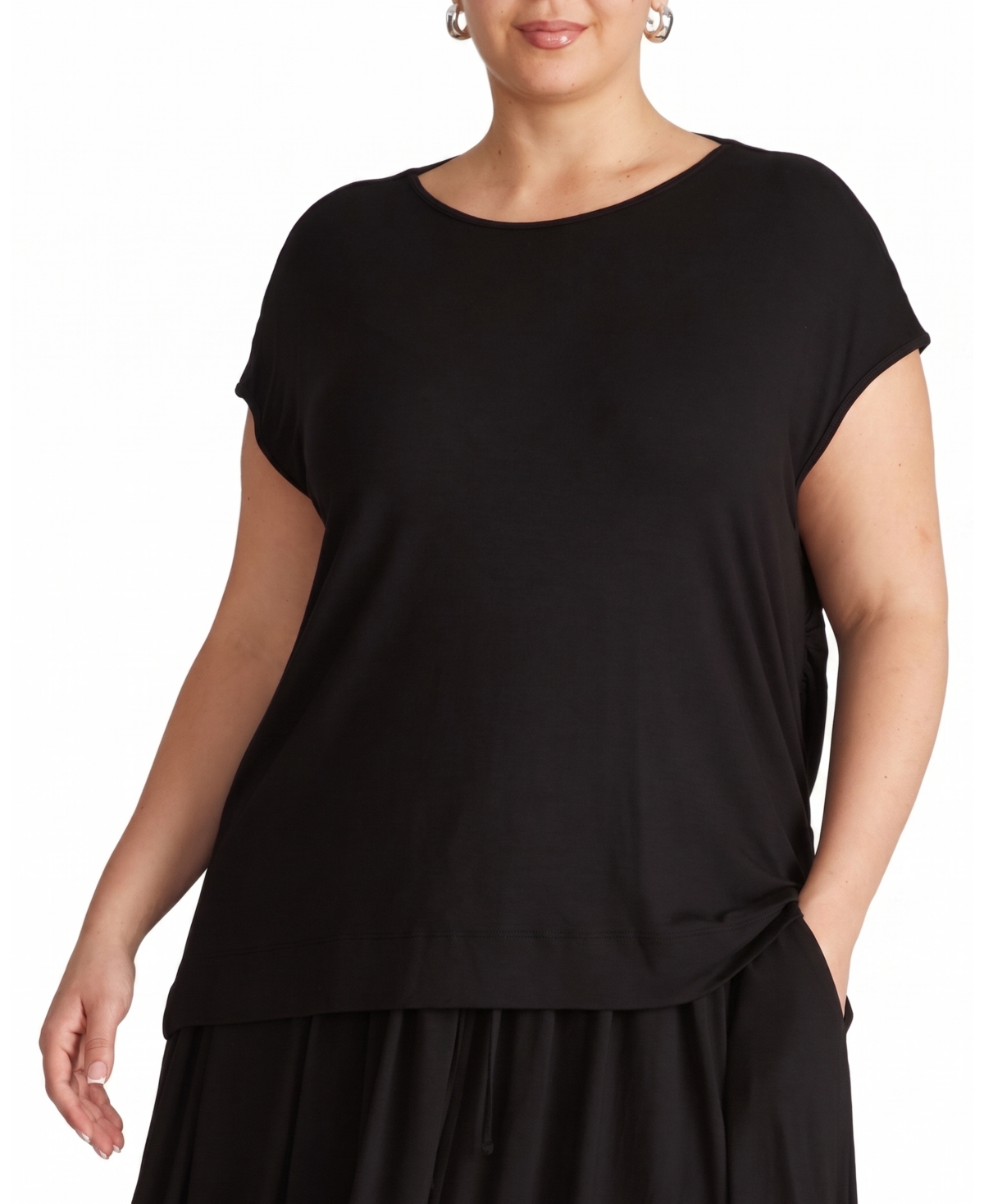Click here for Universal Standard Plus Size Alida Draped Liquid J... prices