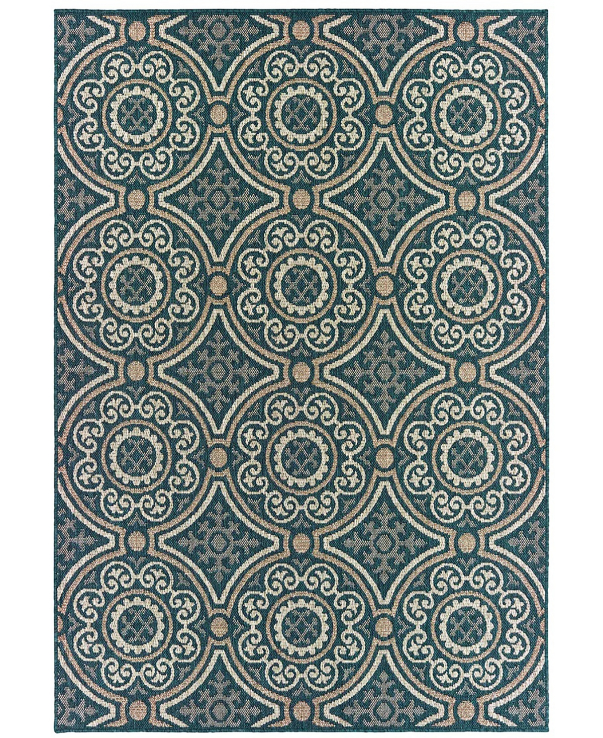 Click here for Oriental Weavers Latitude 609 Blue 710 x 10 Outdoo... prices