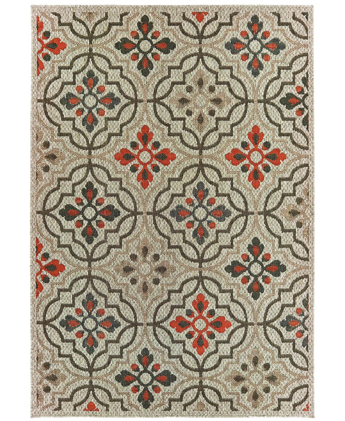 Click here for Oriental Weavers Latitude 709 Gray 710 x 10 Outdoo... prices