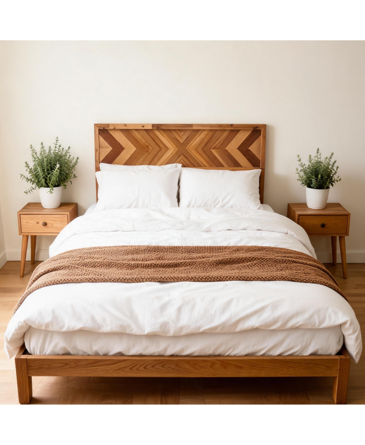 Click here for Gaomon Platform Bed Frame - Mid-Century Modern Woo... prices