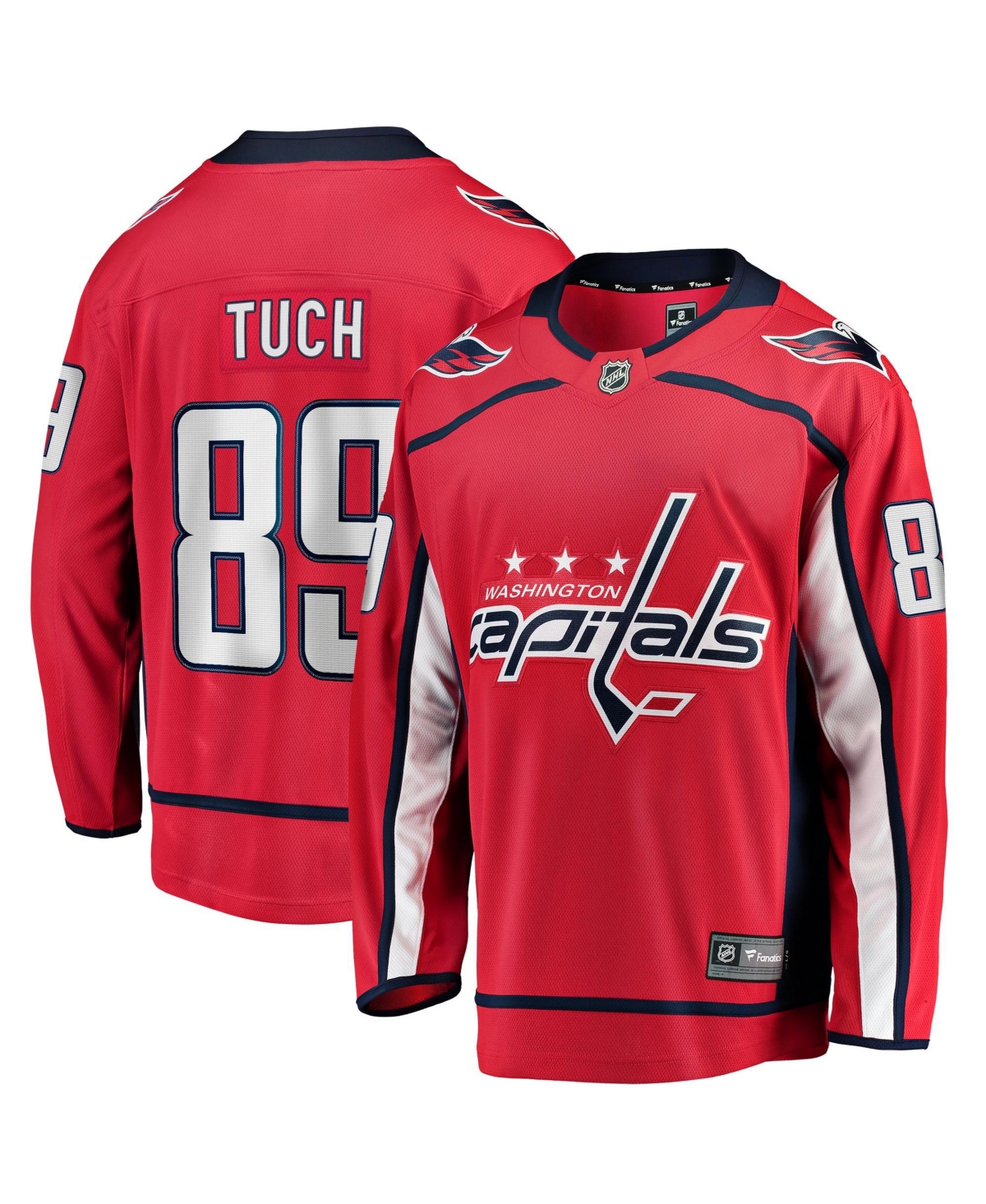 Click here for Fanatics Mens Alex Tuch Red Washington Capitals Ho... prices