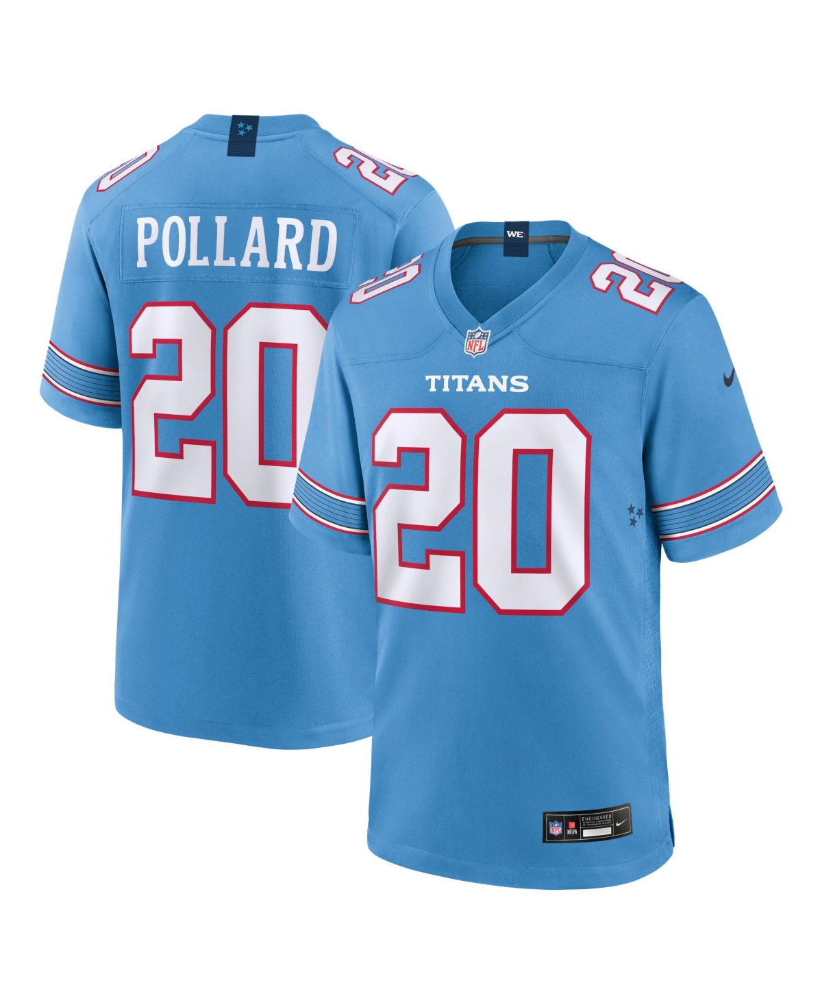 Click here for Nike Mens Tony Pollard Light Blue Tennessee Titans... prices
