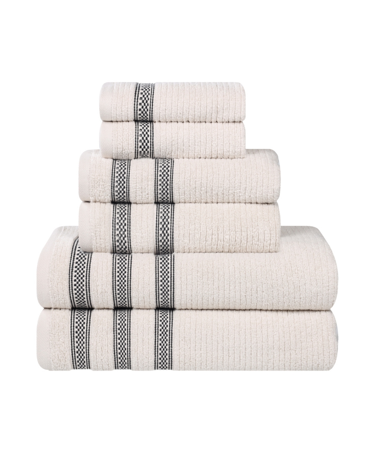 Click here for Superior Brea Zero Twist Cotton Ribbed Geometric B... prices