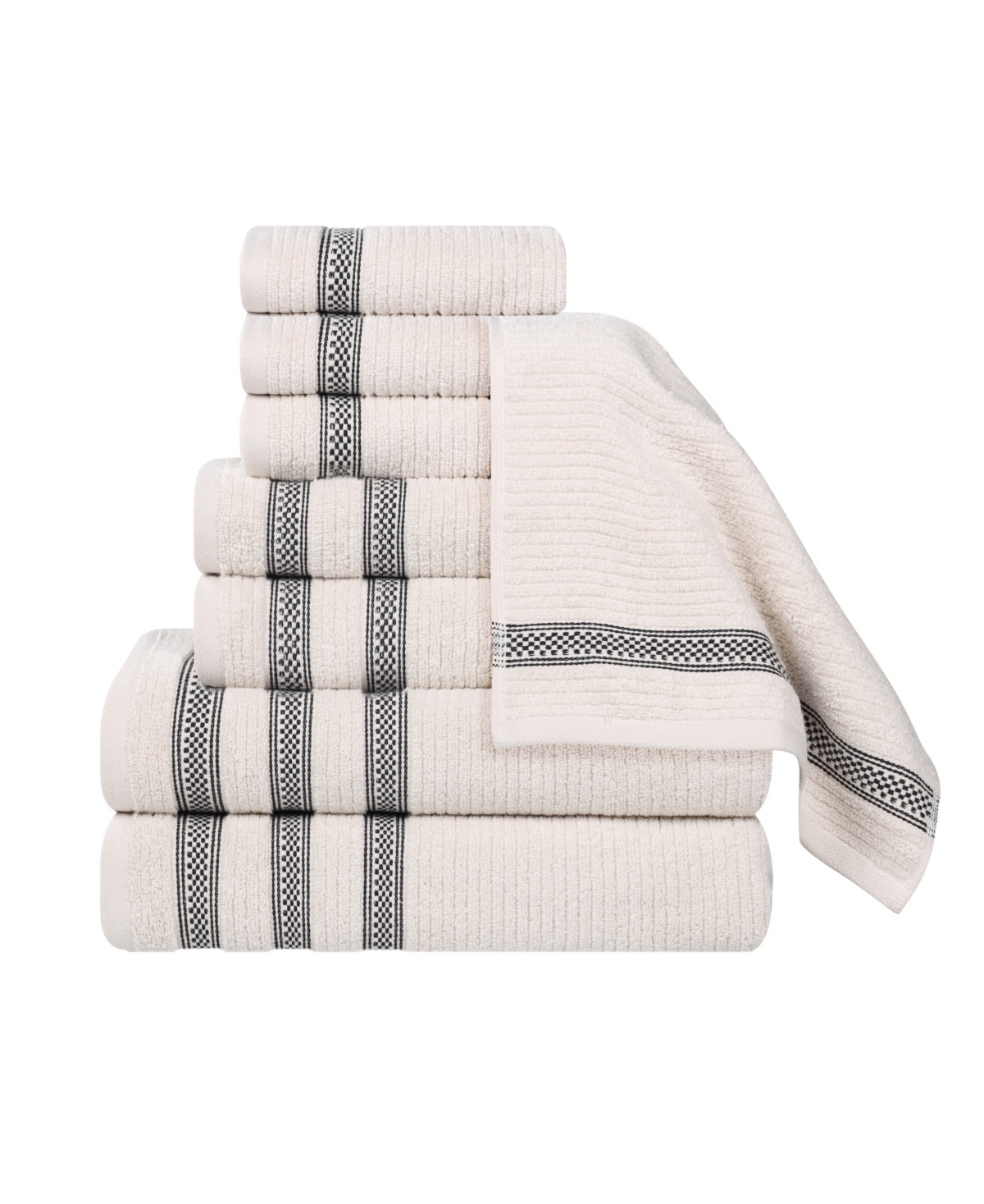 Click here for Superior Brea Zero Twist Cotton Ribbed Geometric B... prices