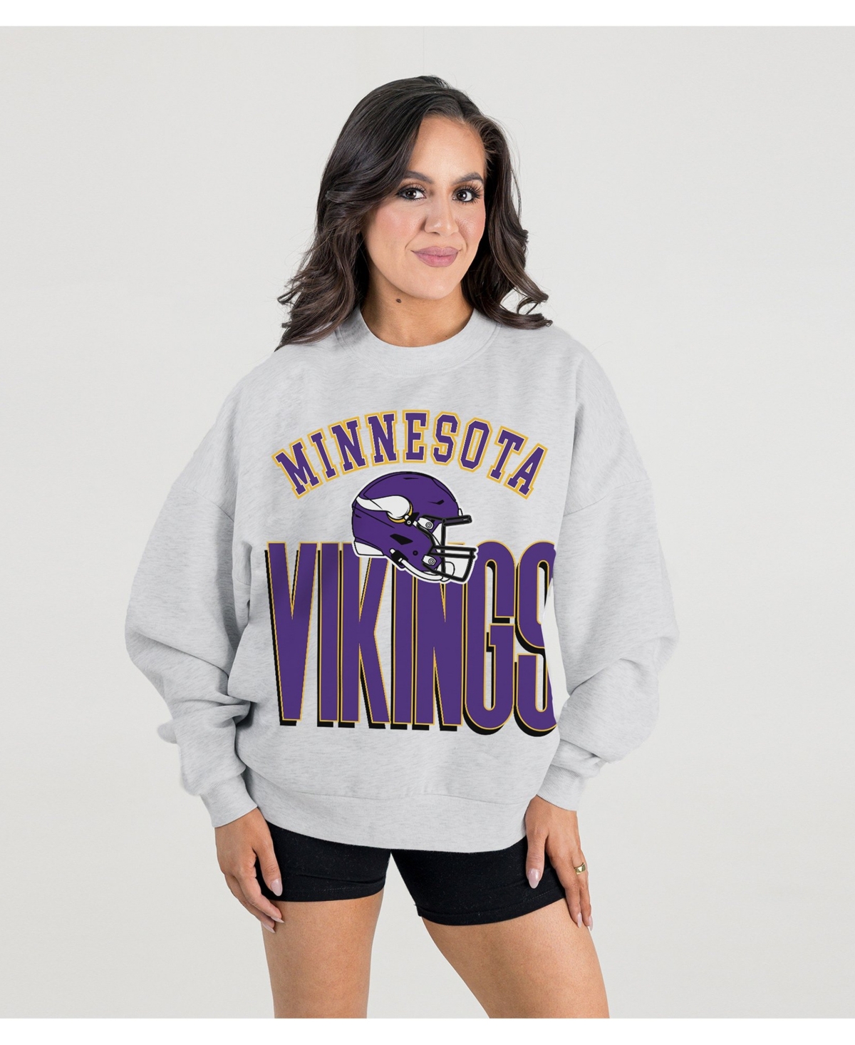Click here for Gameday Couture Womens Ash Minnesota Vikings Fierc... prices