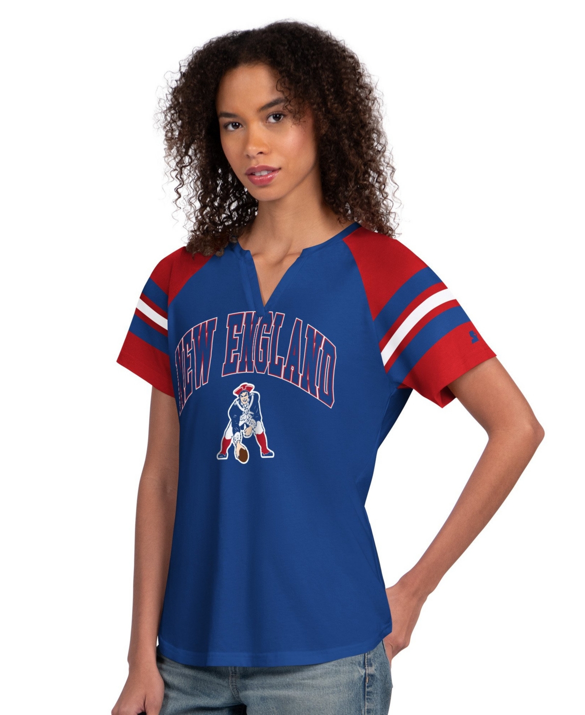 Click here for Starter Womens Royal New England Patriots Game On... prices