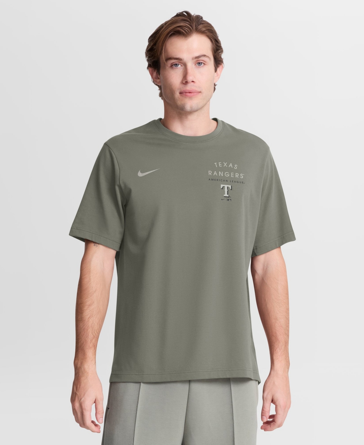 Click here for Nike Mens Olive Texas Rangers Statement Dri-fit Pr... prices