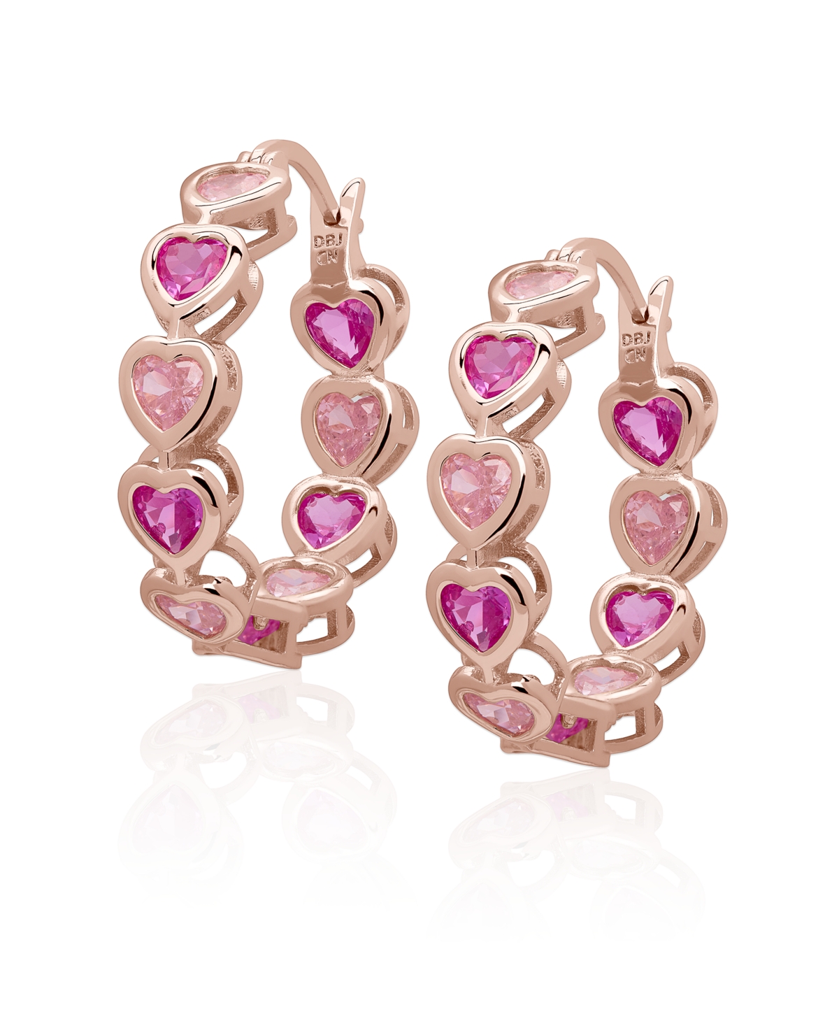 Click here for Macys Simulated Ruby and Pink Cubic Zirconia Bezel... prices