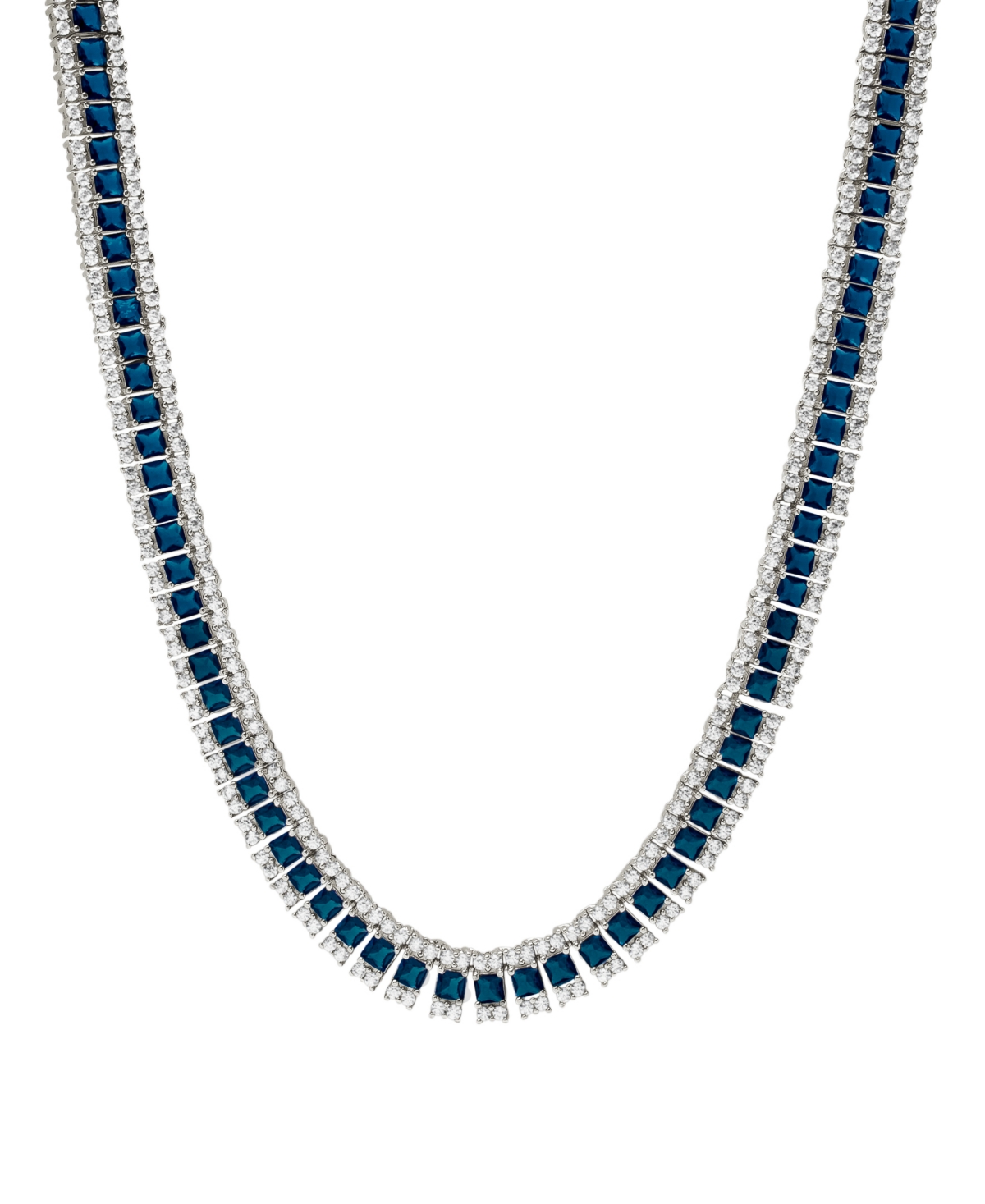 Click here for Macys Simulated Sapphire and Cubic Zirconia Neckla... prices