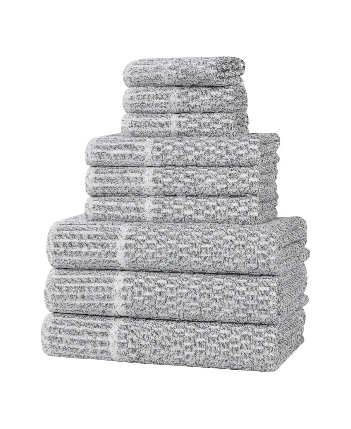Click here for Superior Juno Cotton Blend 9-Piece Towel Set - Cha... prices
