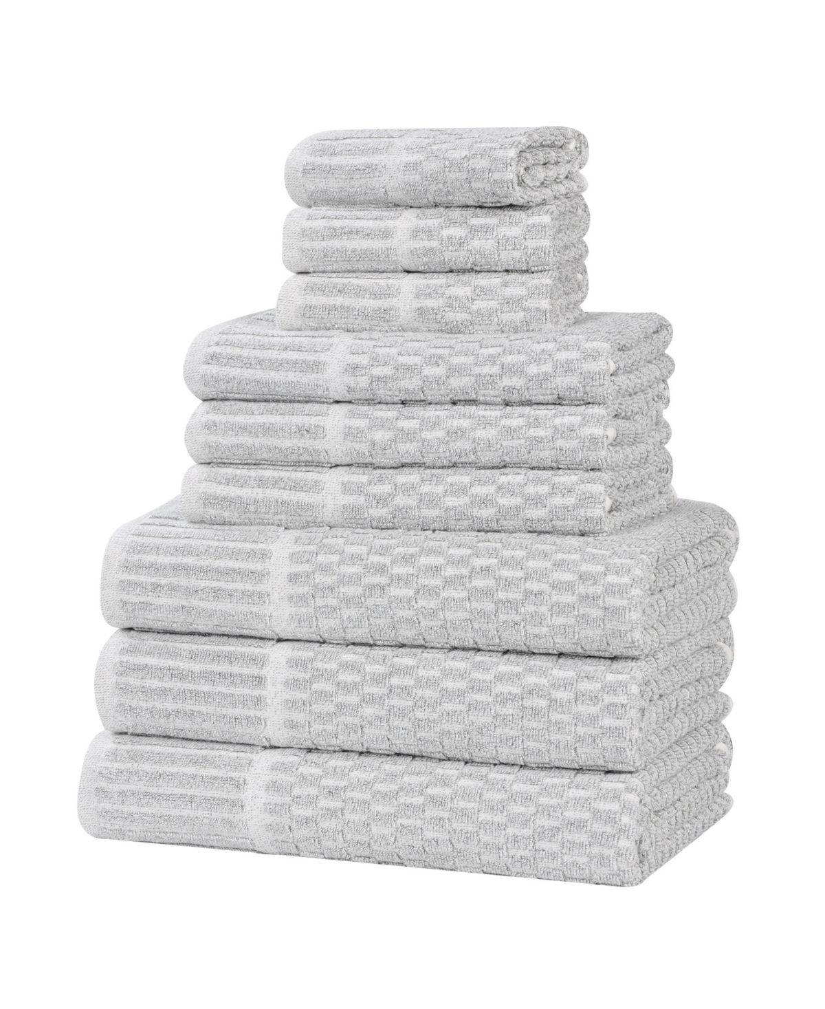 Click here for Superior Juno Cotton Blend 9-Piece Towel Set - Pla... prices