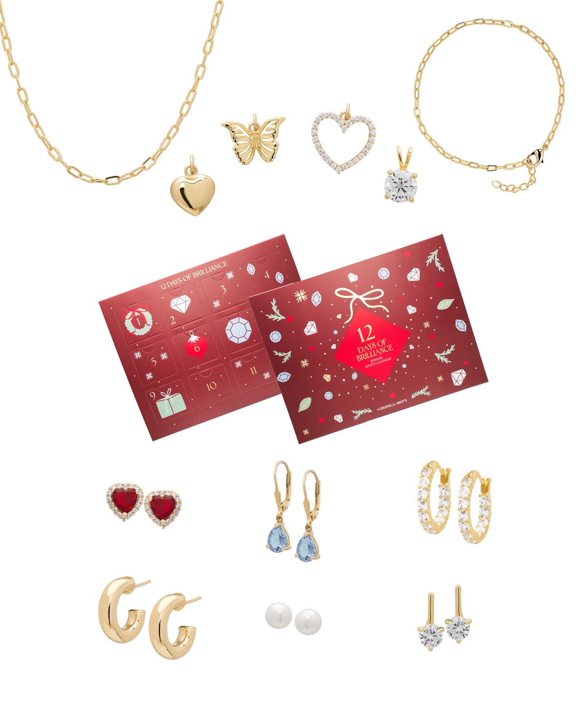Click here for Macys 14k Gold-Plated 12 Days of Brilliance Advent... prices