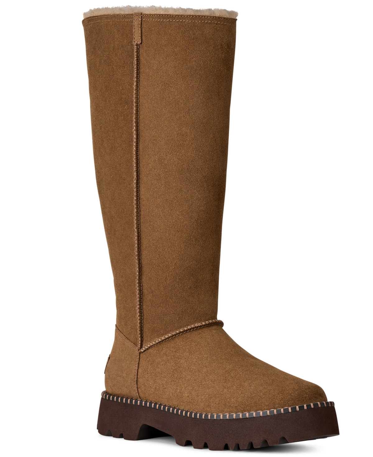 Click here for Ugg Womens Uptowner Round Toe Tall Boots - Light B... prices