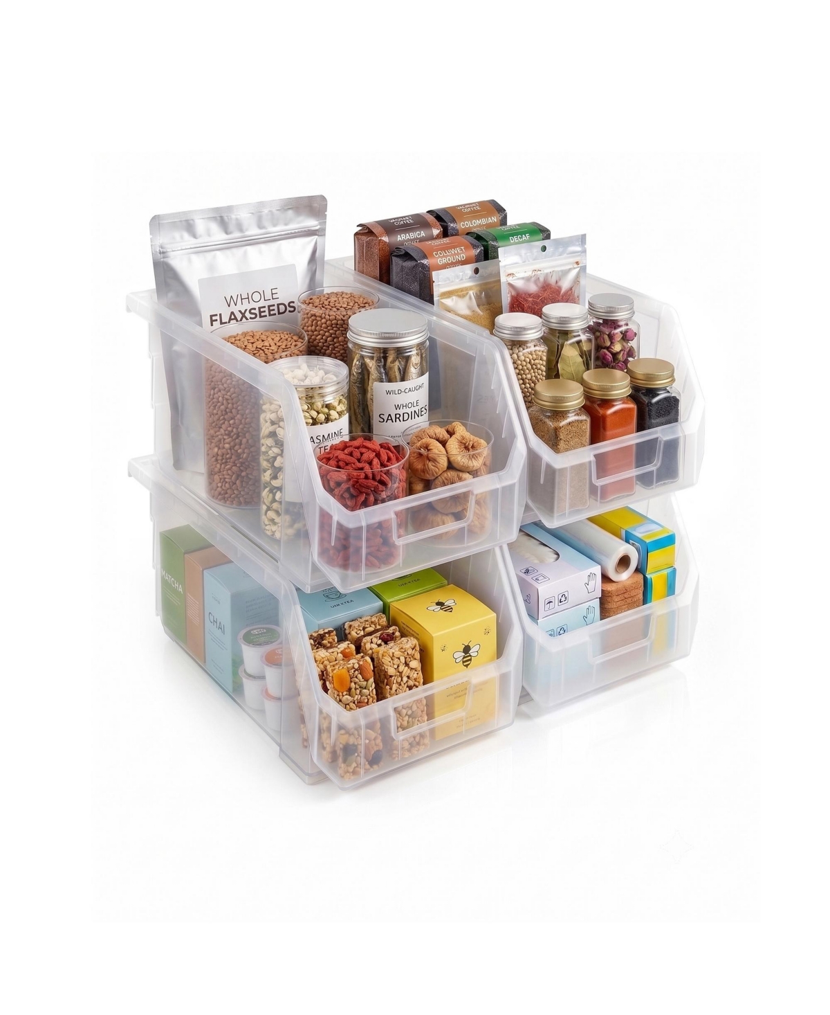 Click here for Sorbus Large Open Front Stackable Kitchen Storage... prices