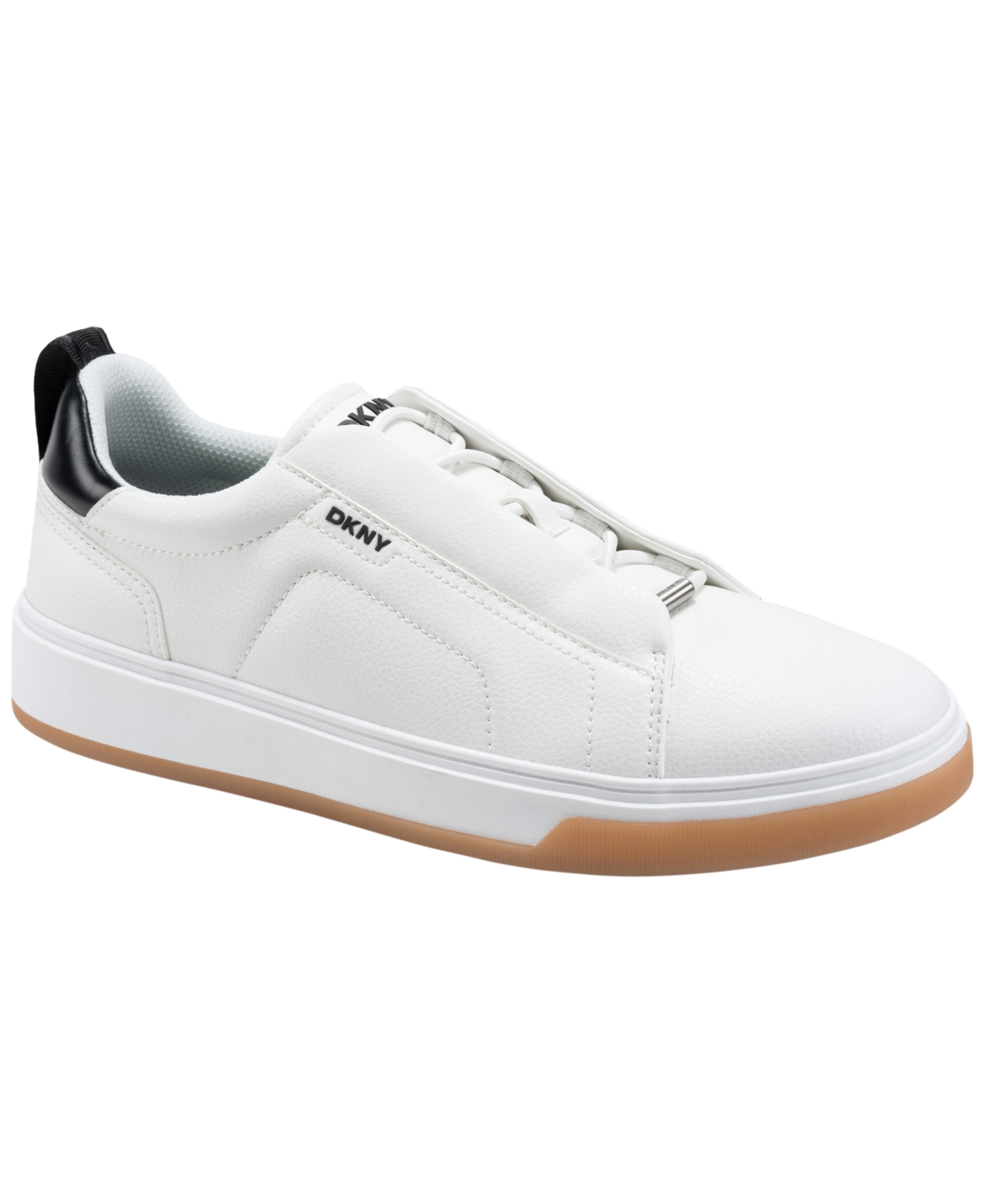 Click here for Dkny Mens Waylon Low-Top Sneakers - White prices