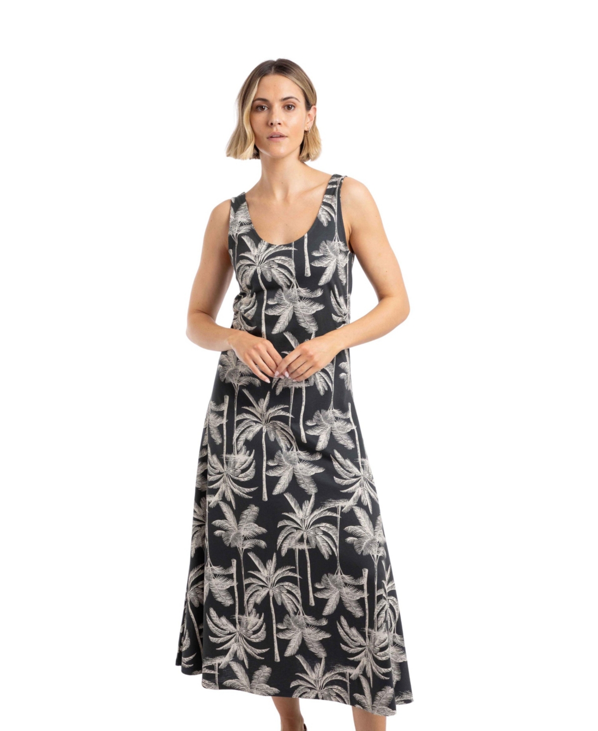 Click here for Weird Fish Womens Tivoli Printed Jersey Dress - Bl... prices