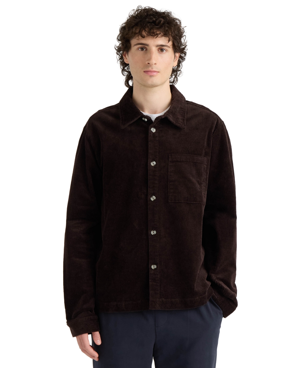 Click here for Hunter Mens Dereck Corduroy Long-Sleeve Classic-Fi... prices