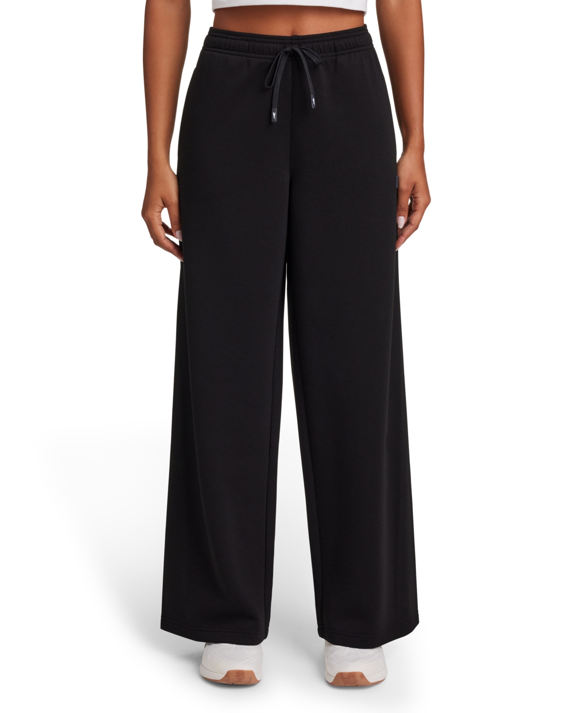 Click here for Reebok Womens Wide-Leg Pull-On Pants - Black prices