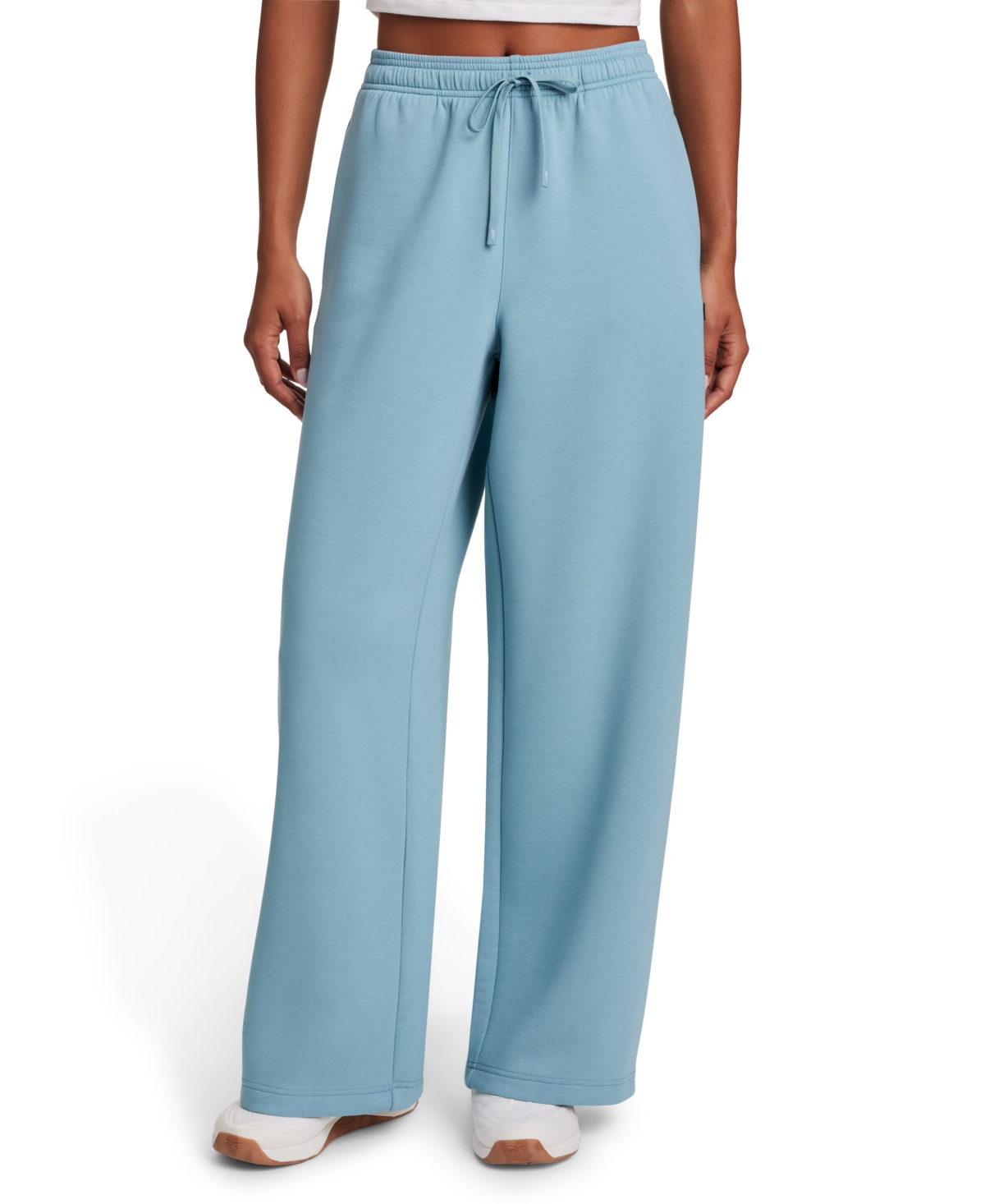 Click here for Reebok Womens Wide-Leg Pull-On Pants - Hazy Teal prices