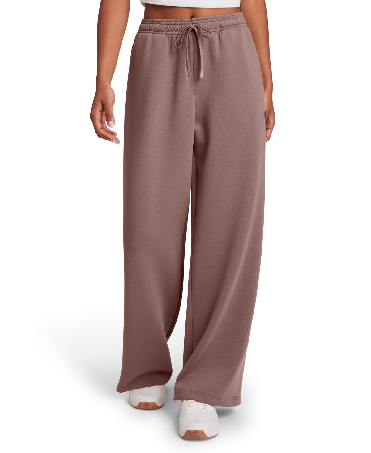 Click here for Reebok Womens Wide-Leg Pull-On Pants - Light Cocoa prices