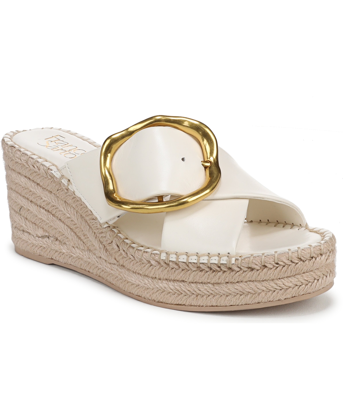 Click here for Franco Sarto Womens Clemensa Slip-On Sandals - Cre... prices