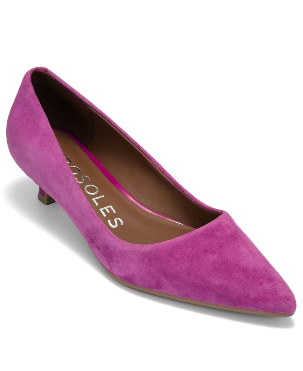 Click here for Aerosoles Womens Rana Kitten Heel Pumps - Dark Pin... prices