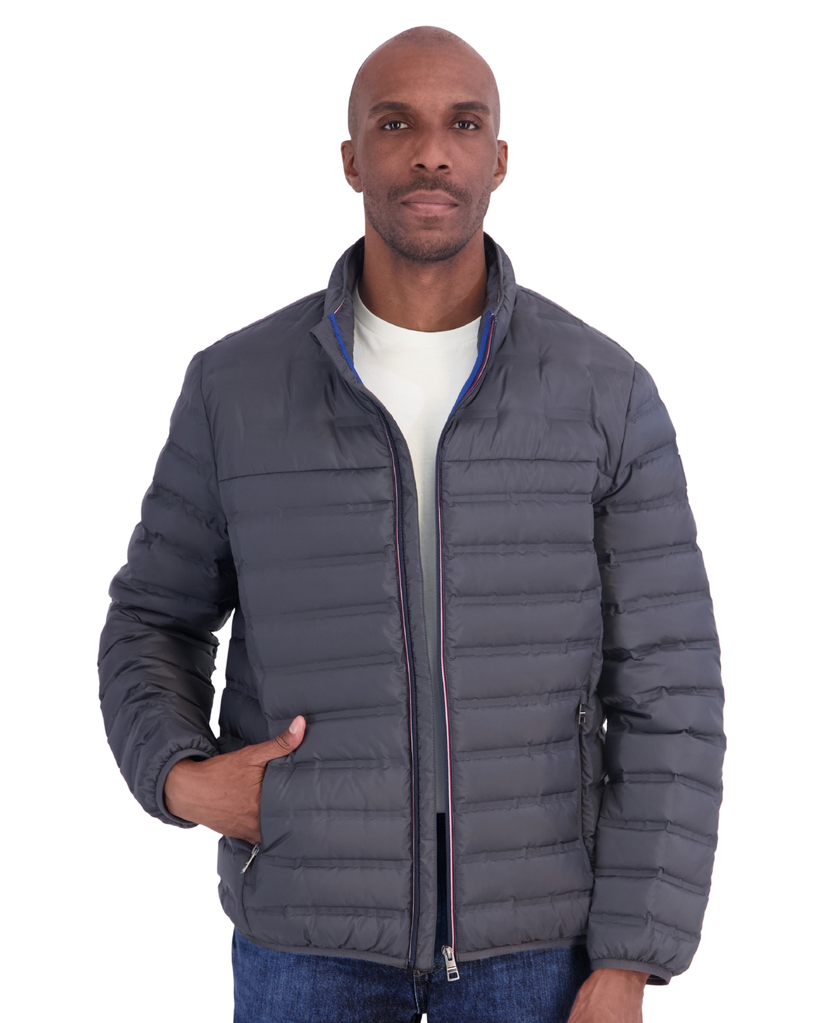Click here for Tommy Hilfiger Mens Real Down Packable Jacket - Ch... prices