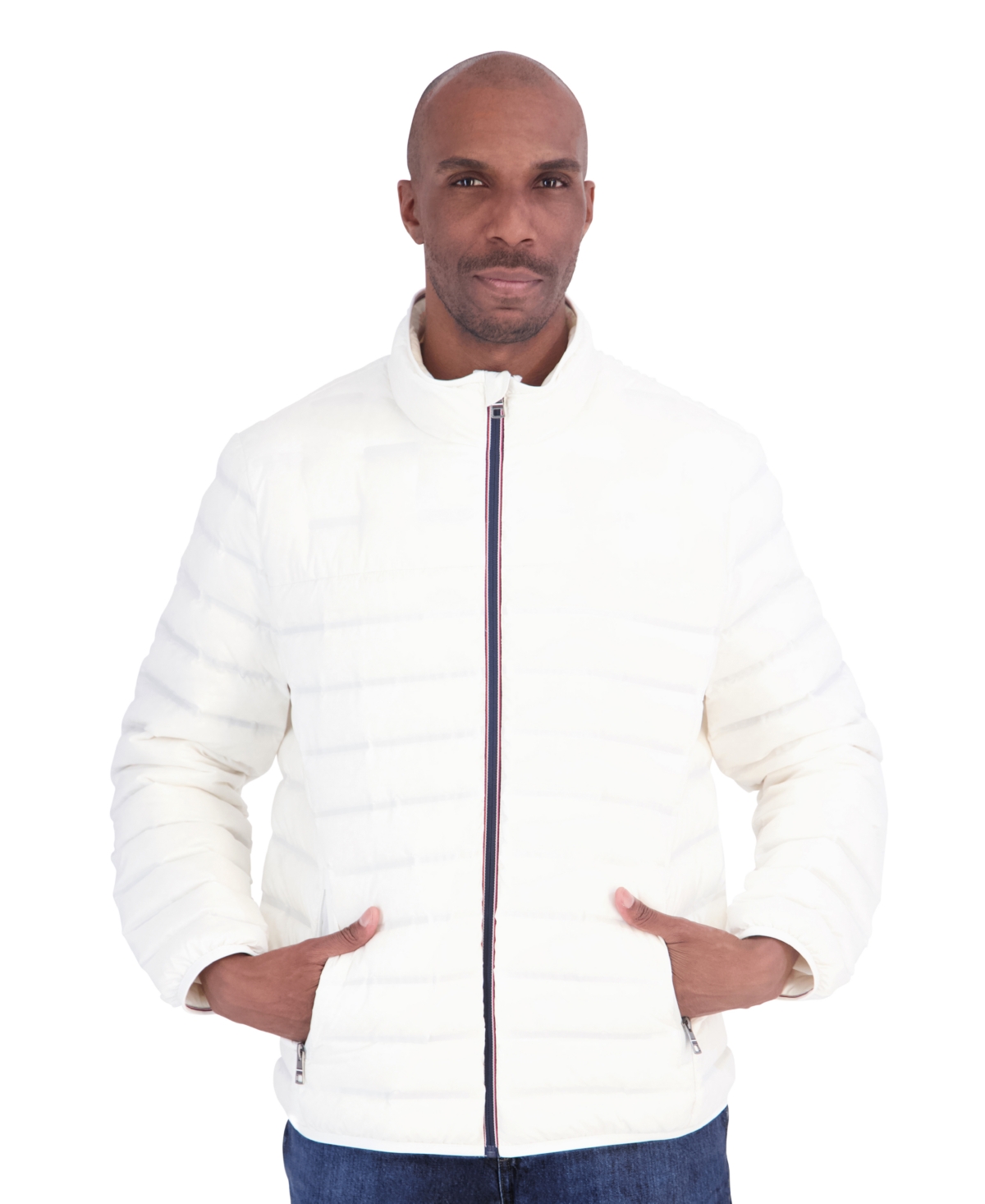 Click here for Tommy Hilfiger Mens Real Down Packable Jacket - Wh... prices